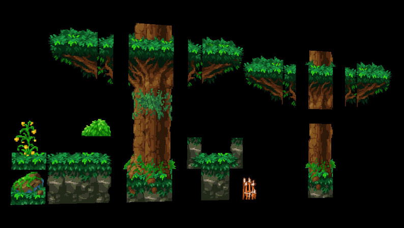 Forest Platformer by Jestan