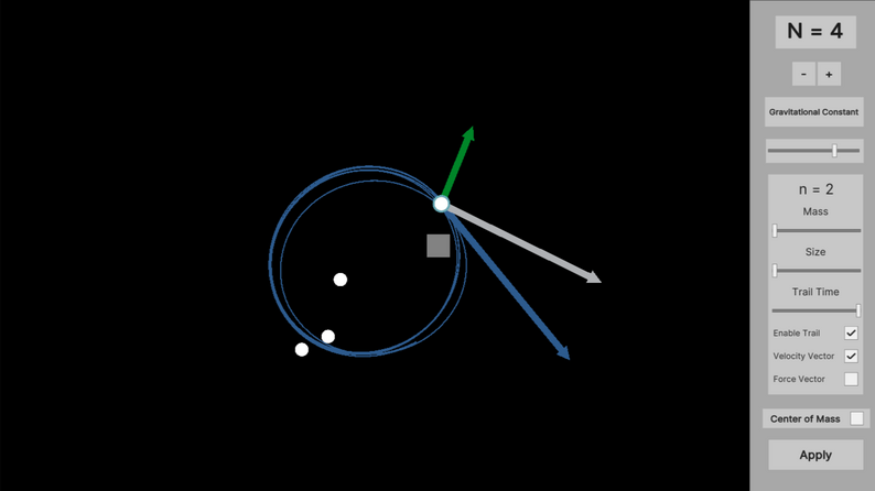 N-Body Simulator by Sebastian