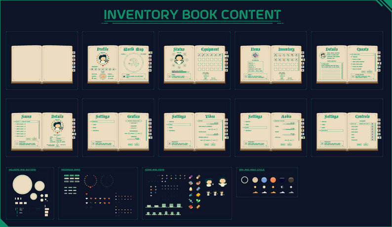 Pocket Inventory Series #5 : Player Status by Humble Pixel
