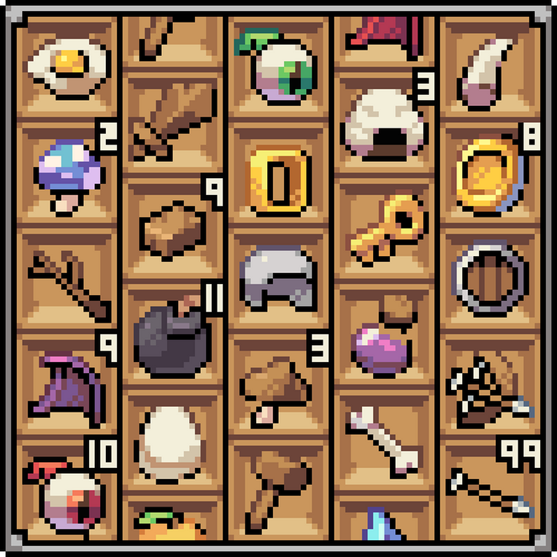 Pixel RPG Item Icons by Pit