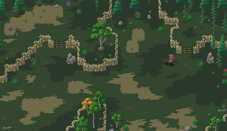 Forest - Top Down Pixel Art Tileset by sanctumpixel