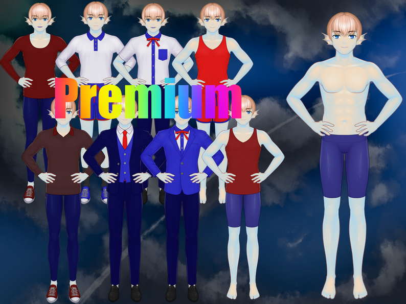 Callum - Visual Novel Sprite by Psykhae