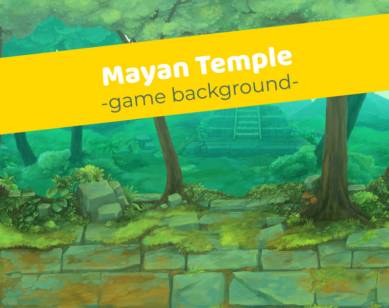 Mayan Temple - Game Background by ludicarts