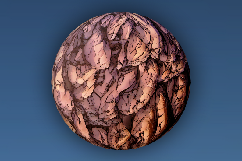 Stylized Terrain Textures Vol. 1 by OrcPoweredGames