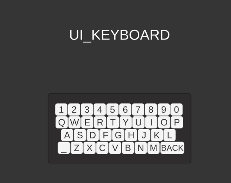UI Keyboard - Unity Package by Evan Williams