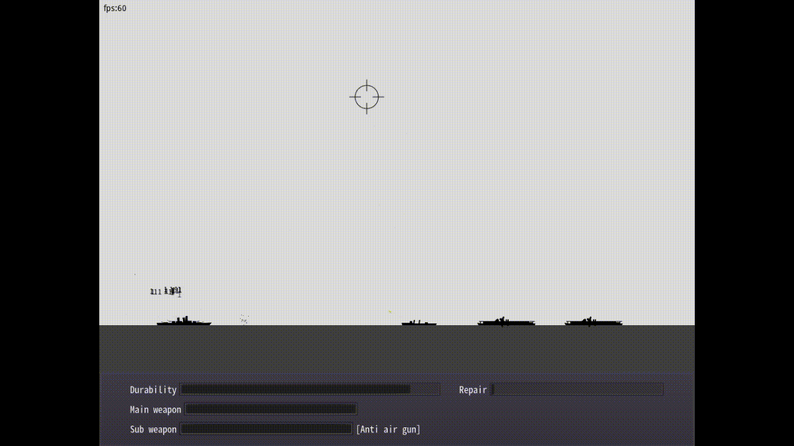 Warship Salvo by heppocogne