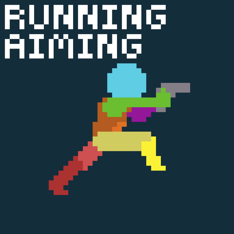 2D Pixel Art Character Template Asset Pack by ZeggyGames