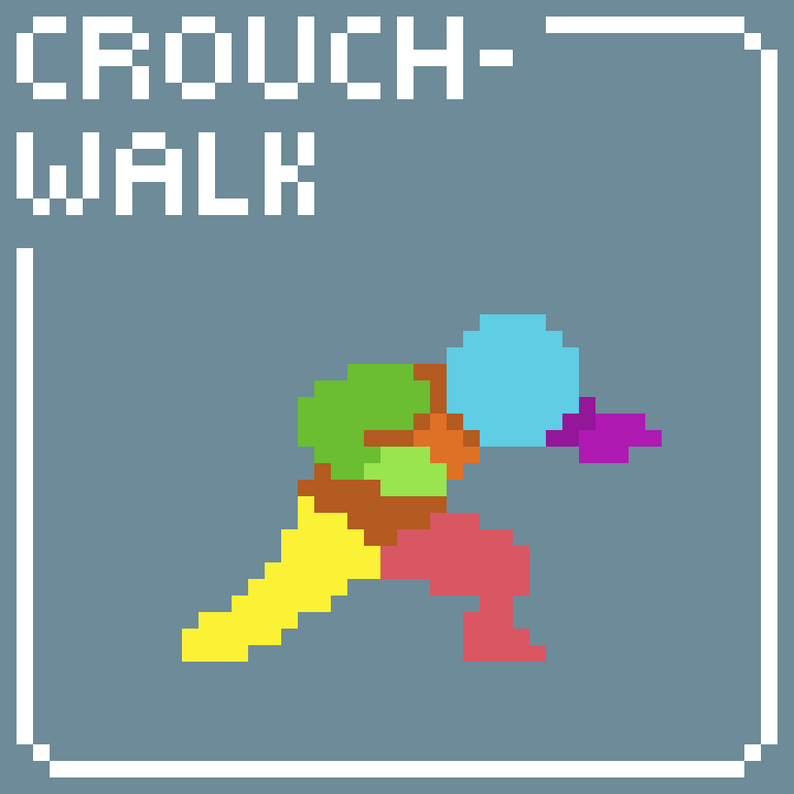 2D Pixel Art Character Template Asset Pack by ZeggyGames