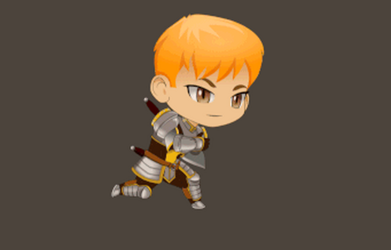 Chibi Knight character sprite by wahyuprot