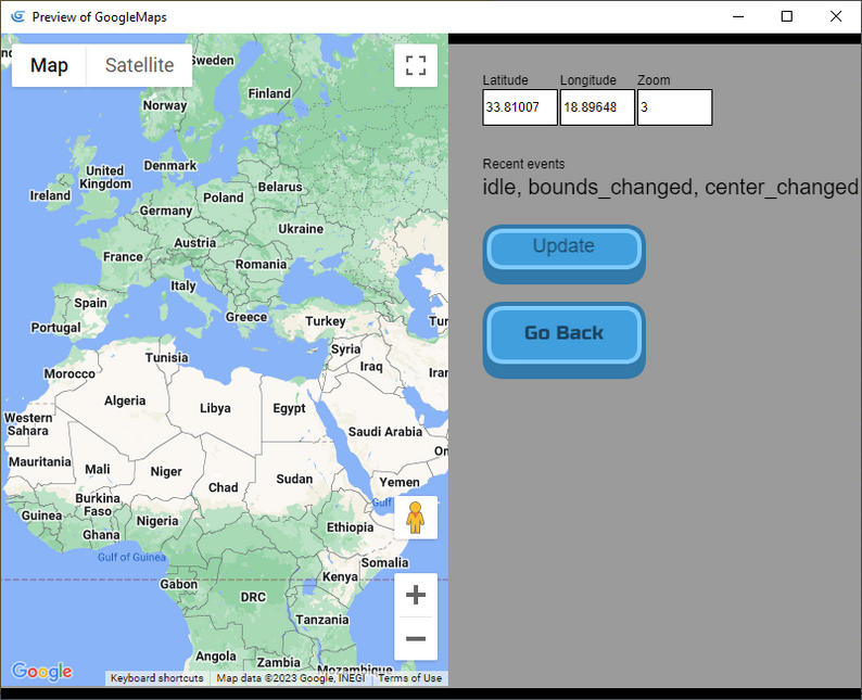 GDevelop 5 Google Maps Extension by Usta Games