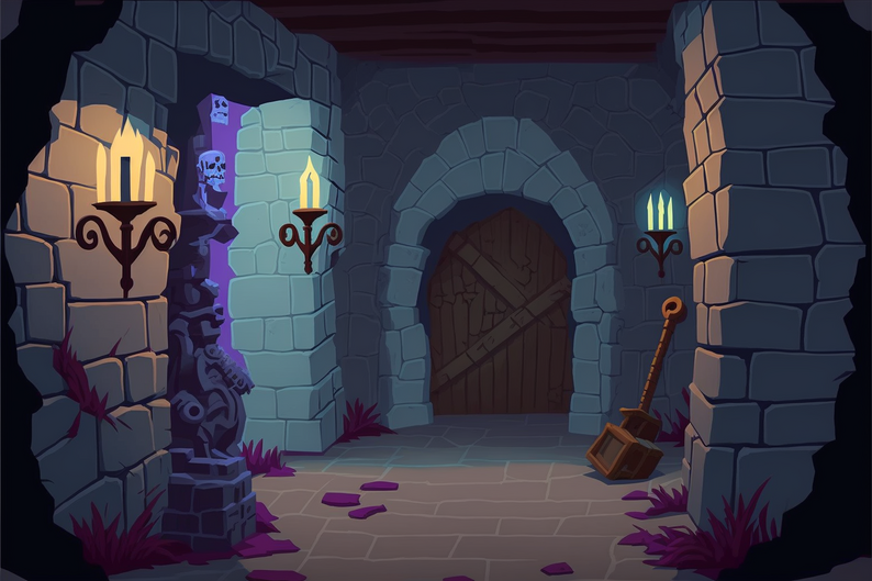 Free Dungeon Backgrounds by The Outlander