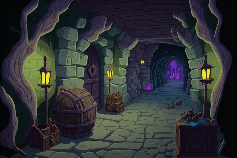 Free Dungeon Backgrounds by The Outlander