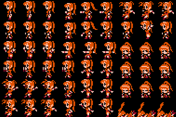 8bit Retro Graphic SV Actors by Marumugi4510