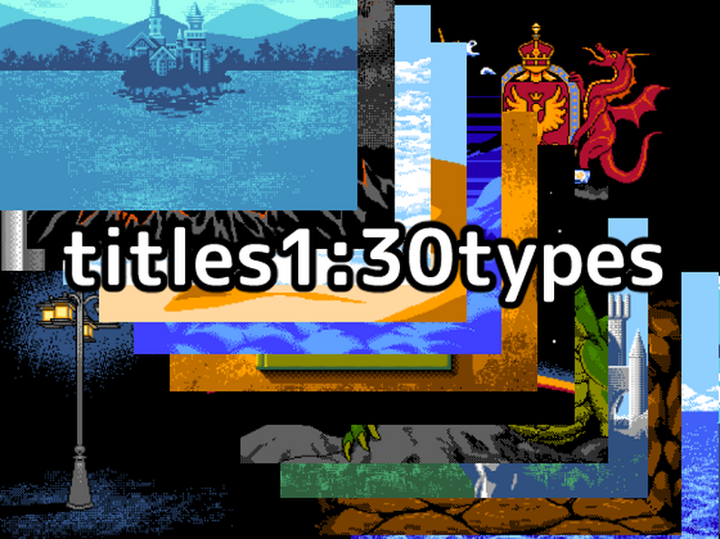 8bit Retro Graphic System & Theme by Marumugi4510