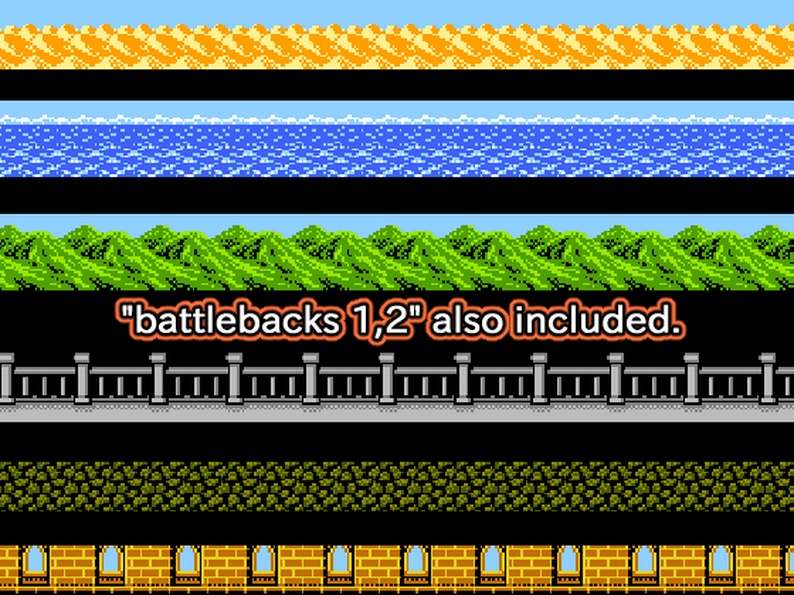 8bit Retro Graphic Monsters by Marumugi4510