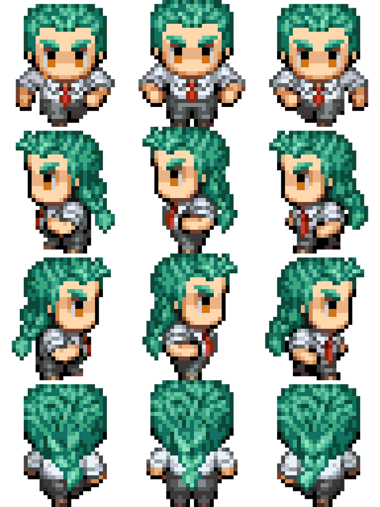 RPG Maker Vx Ace Characters by SinisterMuffin