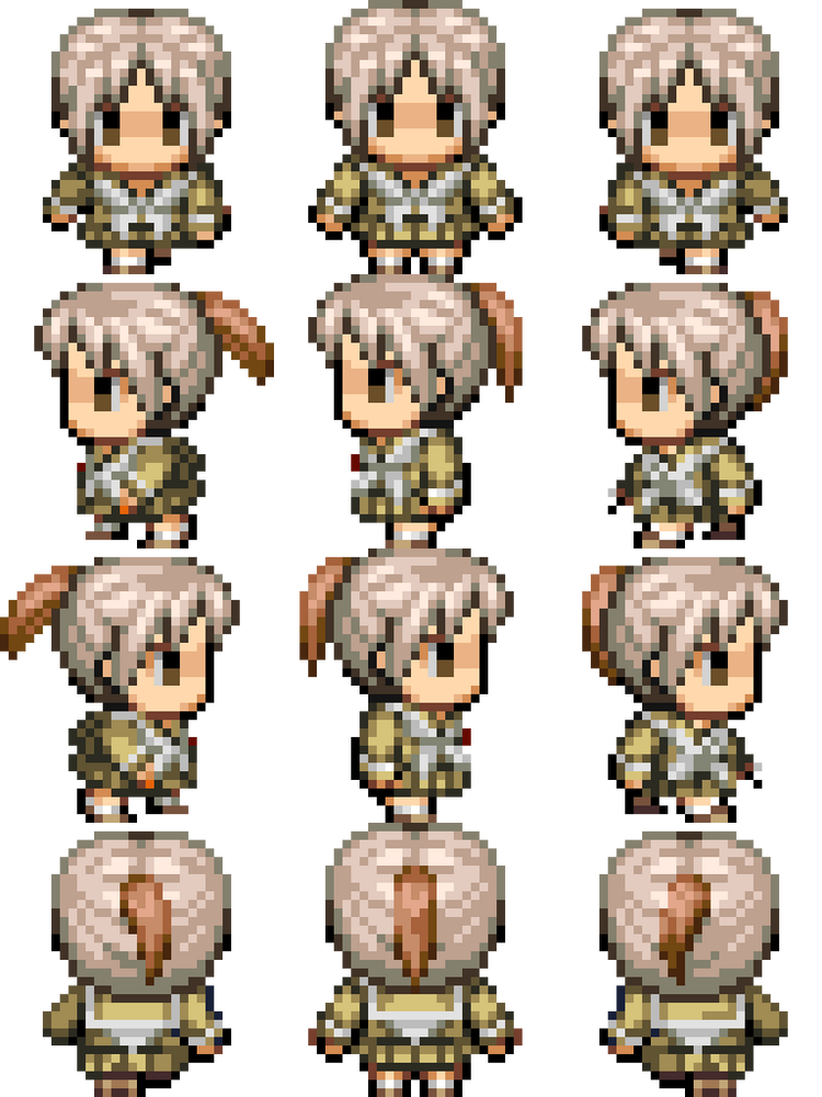 RPG Maker Vx Ace Characters by SinisterMuffin