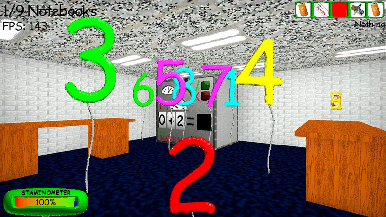 New Baldi's Basics Plus Remastered by YuraSuper2048