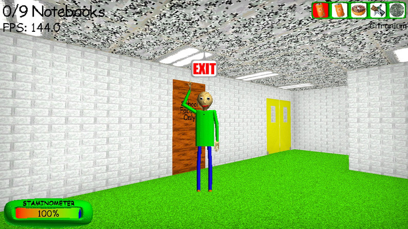 New Baldi's Basics Plus Remastered by YuraSuper2048