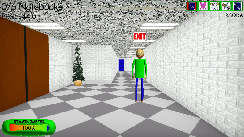 New Baldi's Basics Plus Remastered by YuraSuper2048
