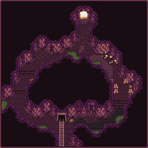 New cave tiles! - TDRPG -- Village -- Pixel Art Top-Down Exterior ...