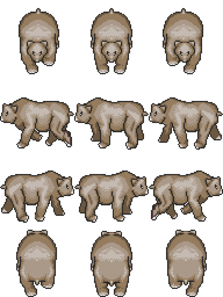 Amazon Animals Sprites by 1ne Group
