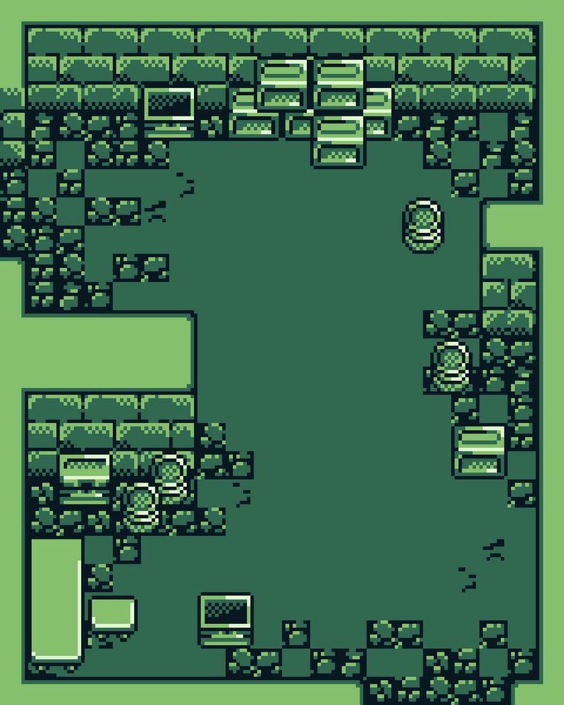 Top-down Gameboy Asset Pack 8x8 by Icko