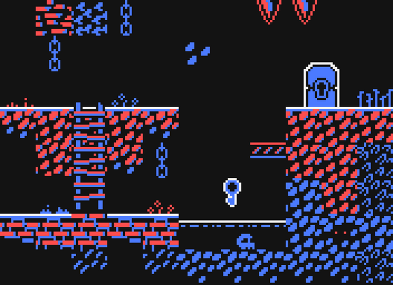 Red Blue - Free Retro Tileset by dani maccari