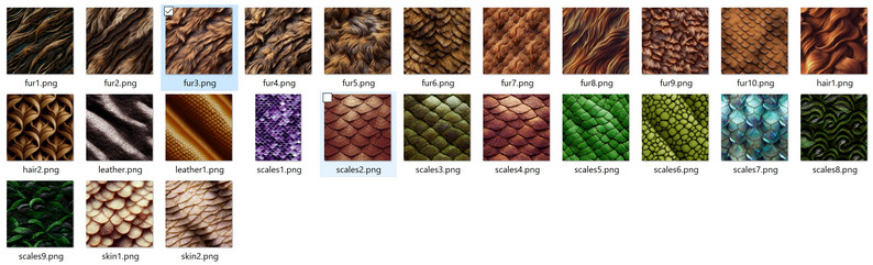 Skin Realistic Textures Pack x25 by vfrabasil