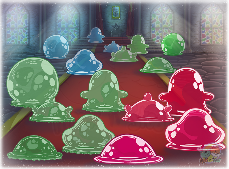 Static RPG Slime Pack Alternate Versions (FREE) by Moose n' Stoat