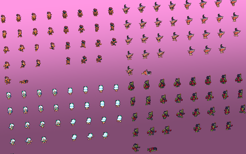 [RPG CLASSIC] 5 A-RPG Characters by Noiracide