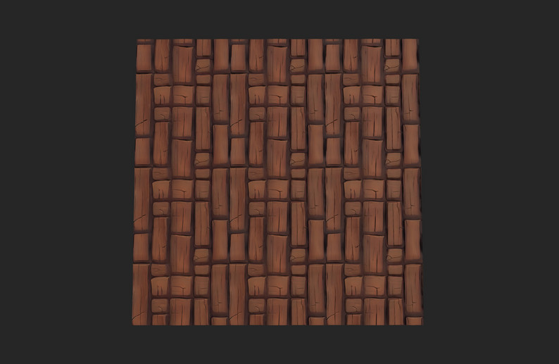 Stylized Wooden Floor Texture PBR by stylizedassets