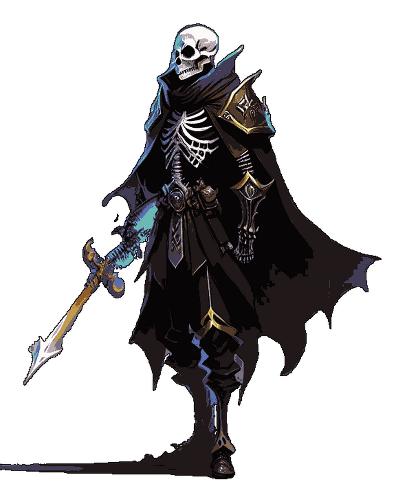 Skeleton pixel art pack - FREE sample by FantasyLandscapes