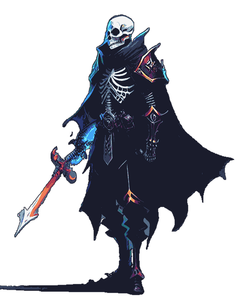 Skeleton pixel art pack - FREE sample by FantasyLandscapes