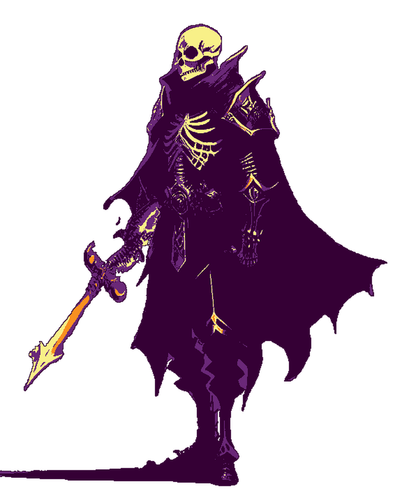 Skeleton pixel art pack - FREE sample by FantasyLandscapes