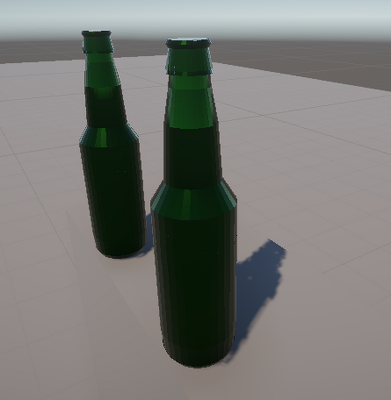 Destructible Beer Bottle Model (FBX) by Mike-Schvedov
