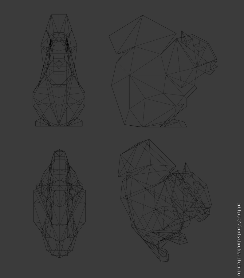 3D Model - Squirrel by Polyducks