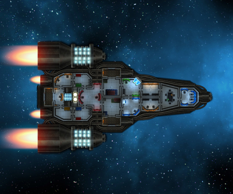 Sci-Fi Starship Tileset for VTTs and Dungeondraft by MrJayzee