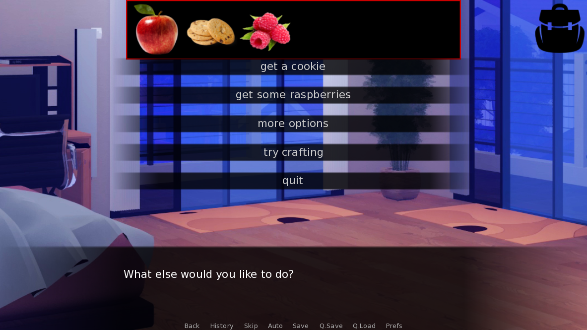 Ren'Py Inventory Bar Framework by viscereye