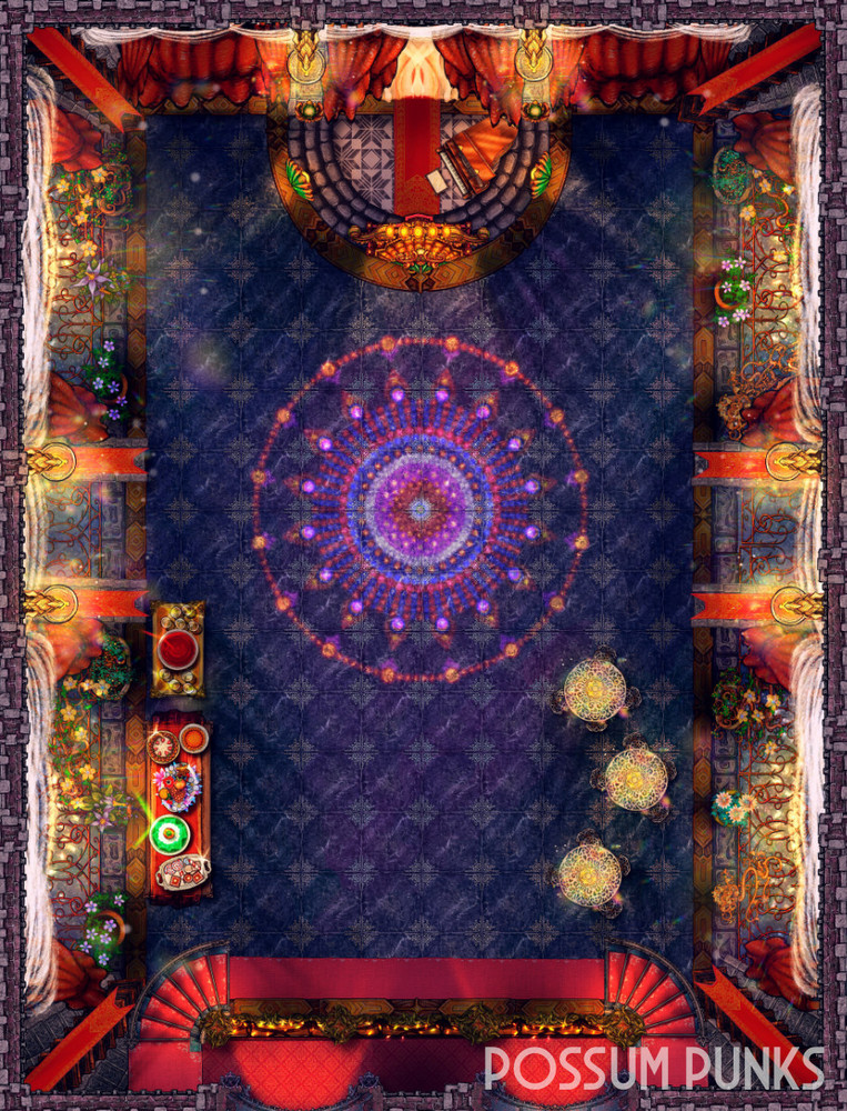 Dark Academia TTRPG Battlemaps by PossumPunks