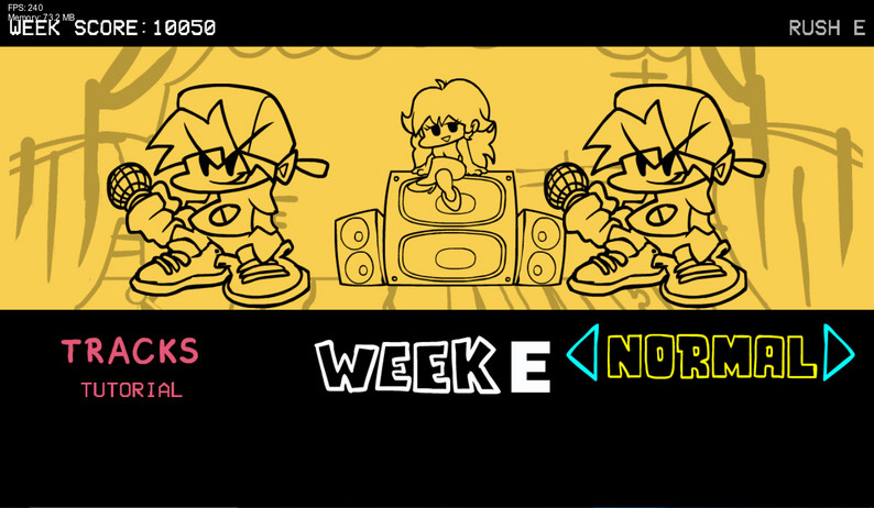 FNF Rush E Mod v1.2 [Friday Night Funkin] by severance