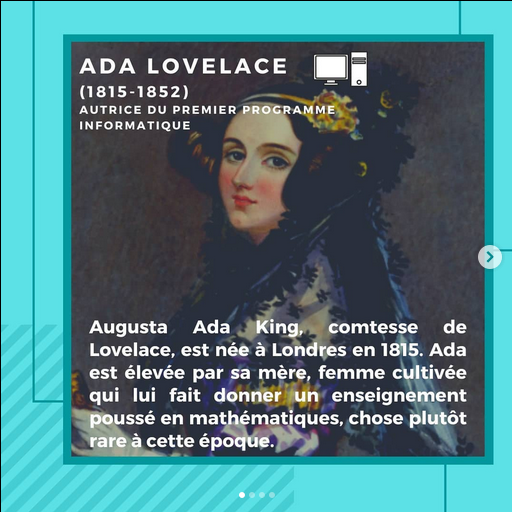 Ada Lovelace by Portraits de femmes scientifiques