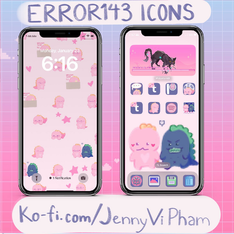 ERROR143 Mobile and Desktop Wallpaper by Jenny Vi Pham