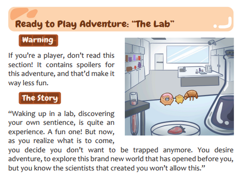 Dessert Escape, a TTRPG about sentient sweets by ForeverMuffin