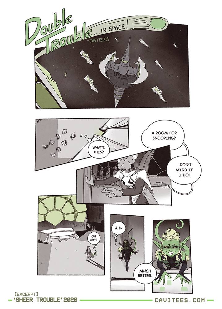 Double Trouble . . . in SPACE! by Cavitees