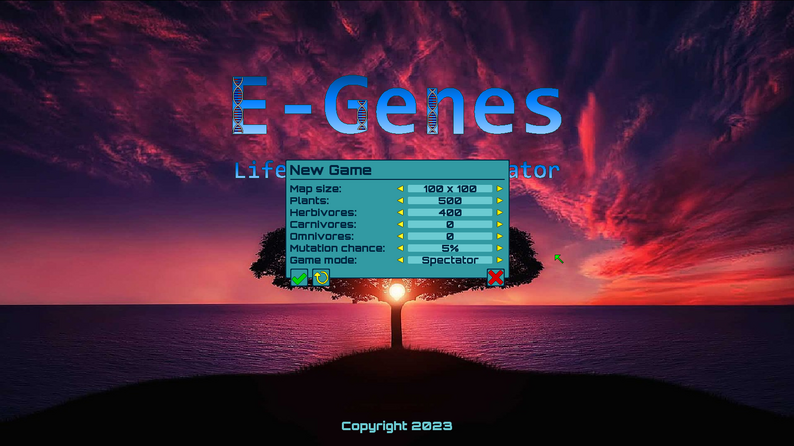 E-Genes - Life Evolution Simulator by E-Genes