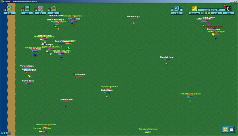 E-Genes - Life Evolution Simulator by E-Genes