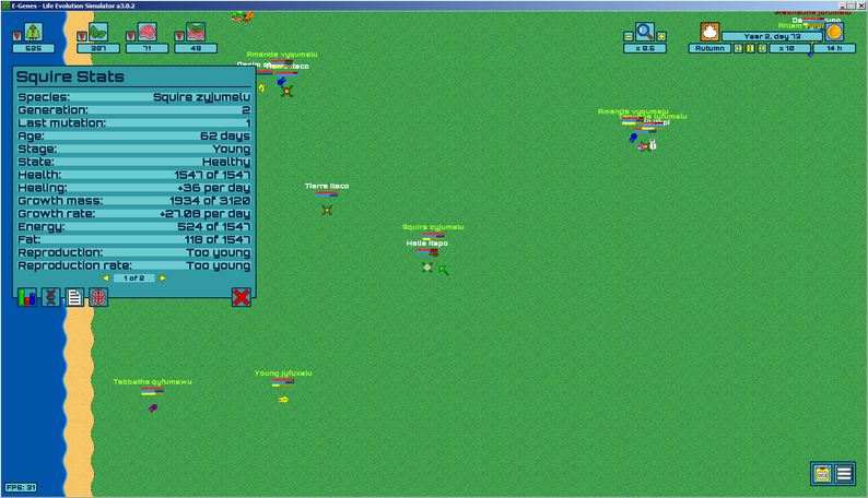 E-Genes - Life Evolution Simulator by E-Genes