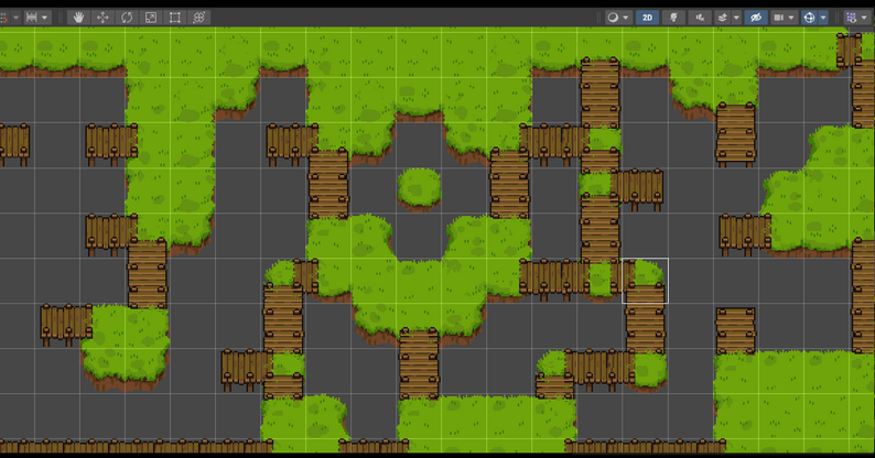 TOP-DOWN - Hybrid Tileset - Mountain & WoodenBridges by Pixel Cereal