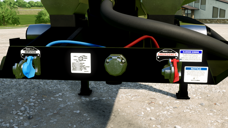 FS22 Mac Half Round Frameless Dump Trailer by Cunningham Modding